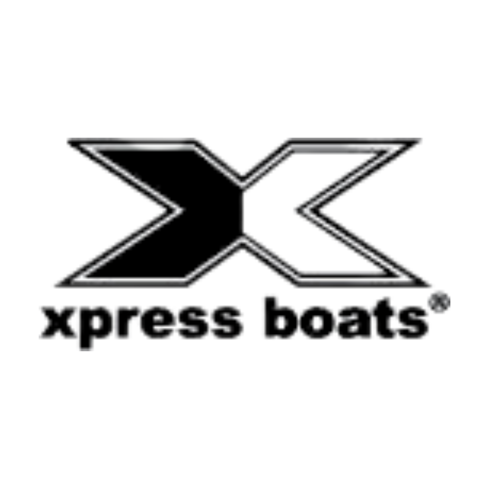 Xpress Black Stacked Decal – Xpress Boats Apparel