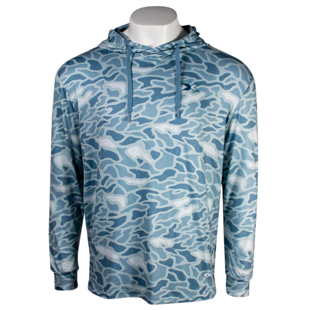 Xpress Burlebo Seaside Camo Performance Hoodie – Xpress Boats Apparel